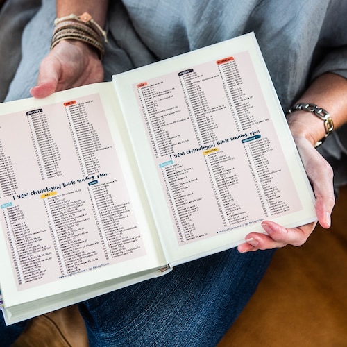 Chronological One Year Bible Reading Plan Vinyl Checklist | Etsy