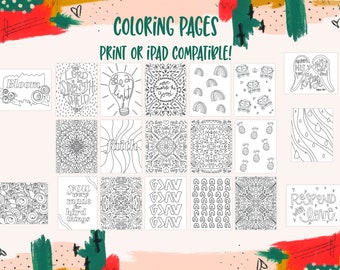 Ipad Coloring Pages - Etsy