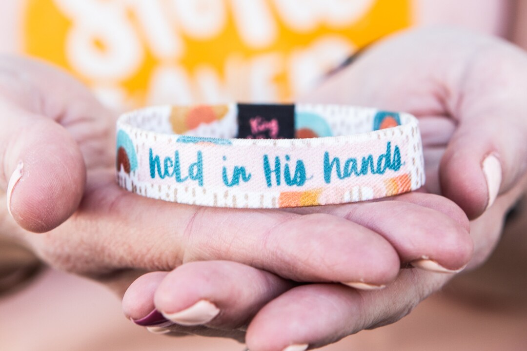 Held in His Hands Stretchy Bracelet - Etsy