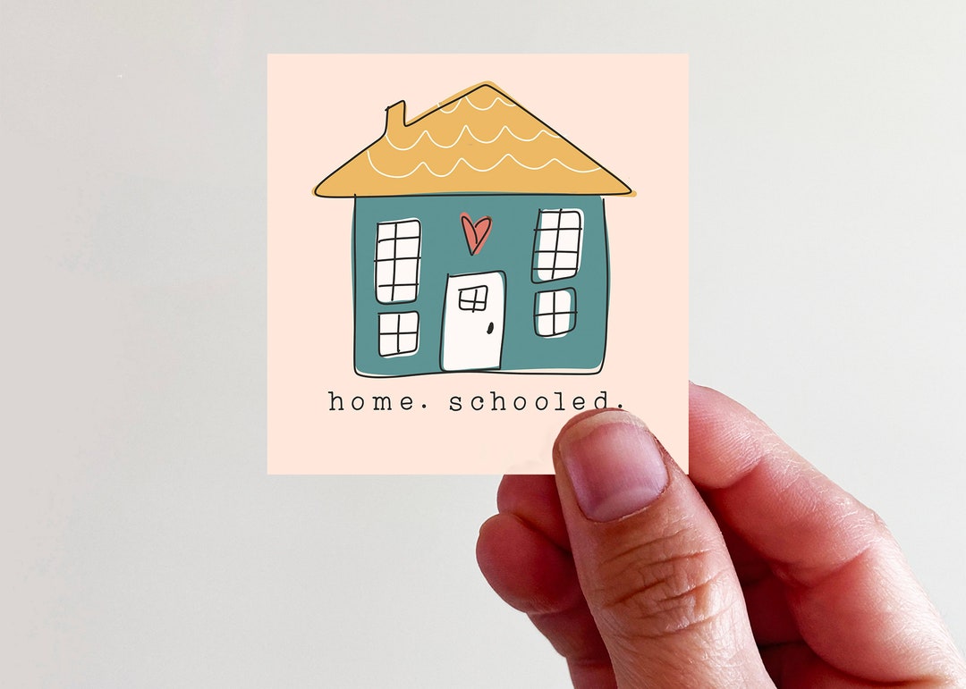 Home. Schooled. Homeschool Vinyl Sticker - Perfect for Laptops ...