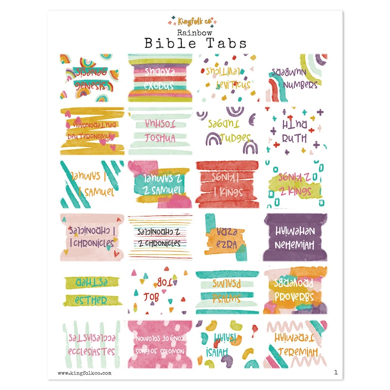Tab Stickers - Etsy