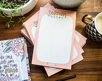 Sermon Notes Notepad - Etsy