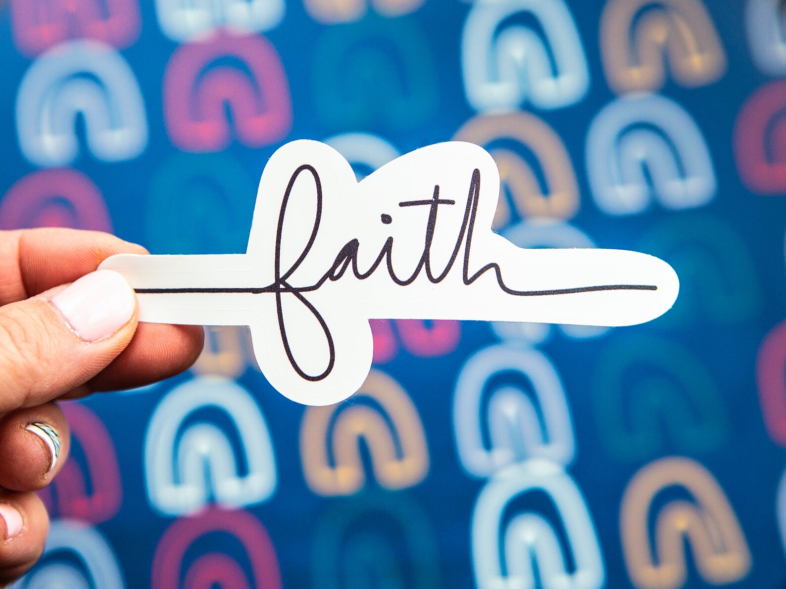 Faith Vinyl Sticker - Perfect for Laptops, Tumblers, Journals - Etsy