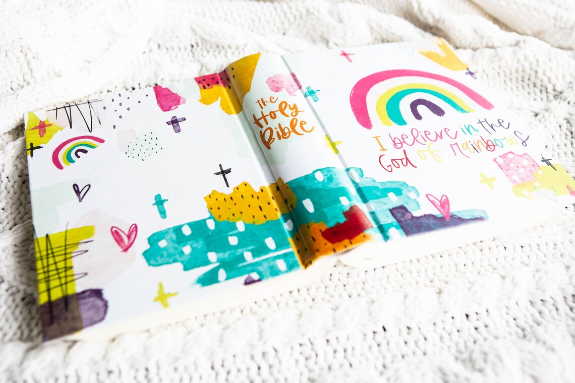 Rainbow ESV Journaling Bible | Etsy