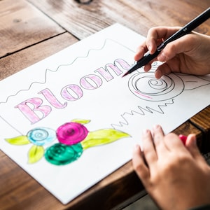 Coloring Pages - for iPad Procreate or Print on Your Home Printer - for ...