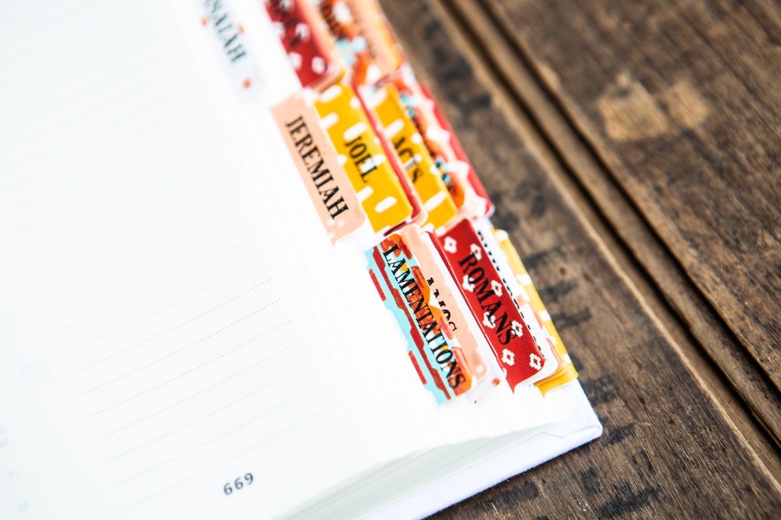 Western Aztec Cowgirl Bible Tabs - Etsy