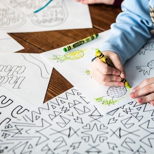 Coloring Pages - for iPad Procreate or Print on Your Home Printer - for ...