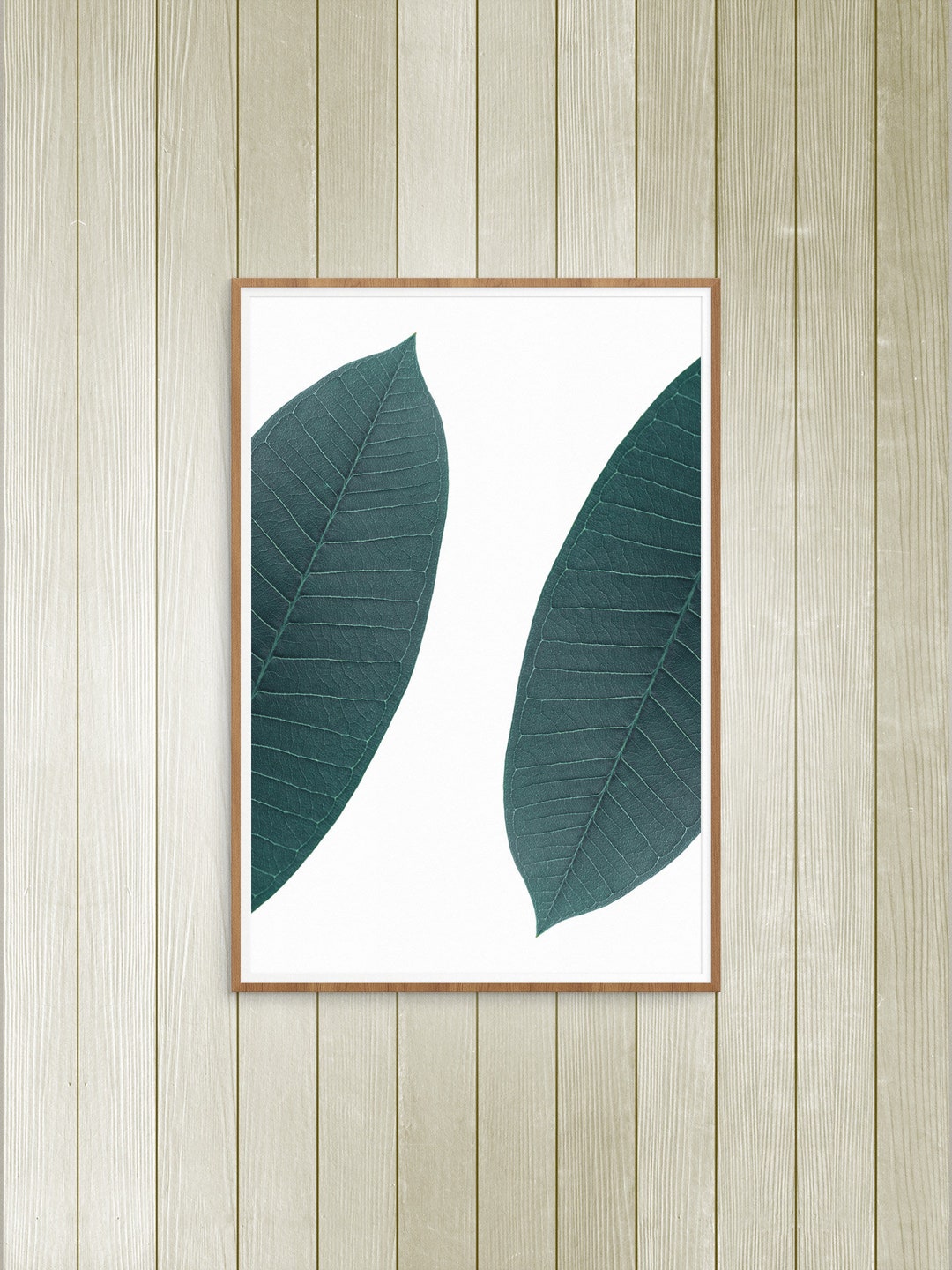 Frangipani Leaf Wall Art, Botanical Print, Wall Decor, Minimalist Print ...