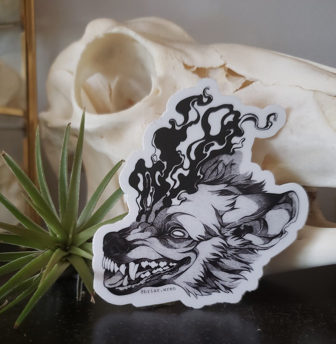 Whacky Hyena Sticker - Etsy