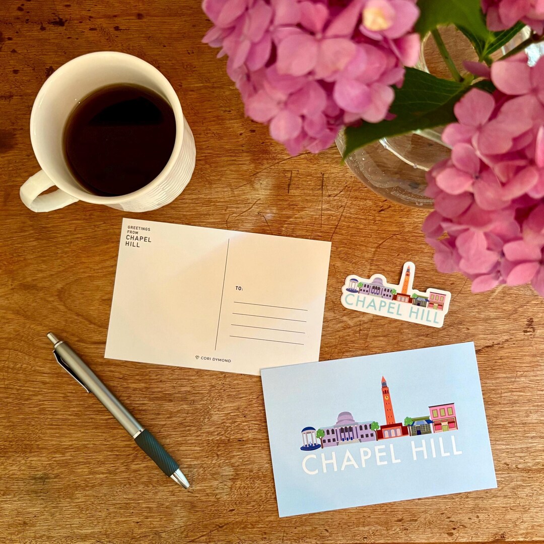 Chapel Hill Postcard Pack - Etsy