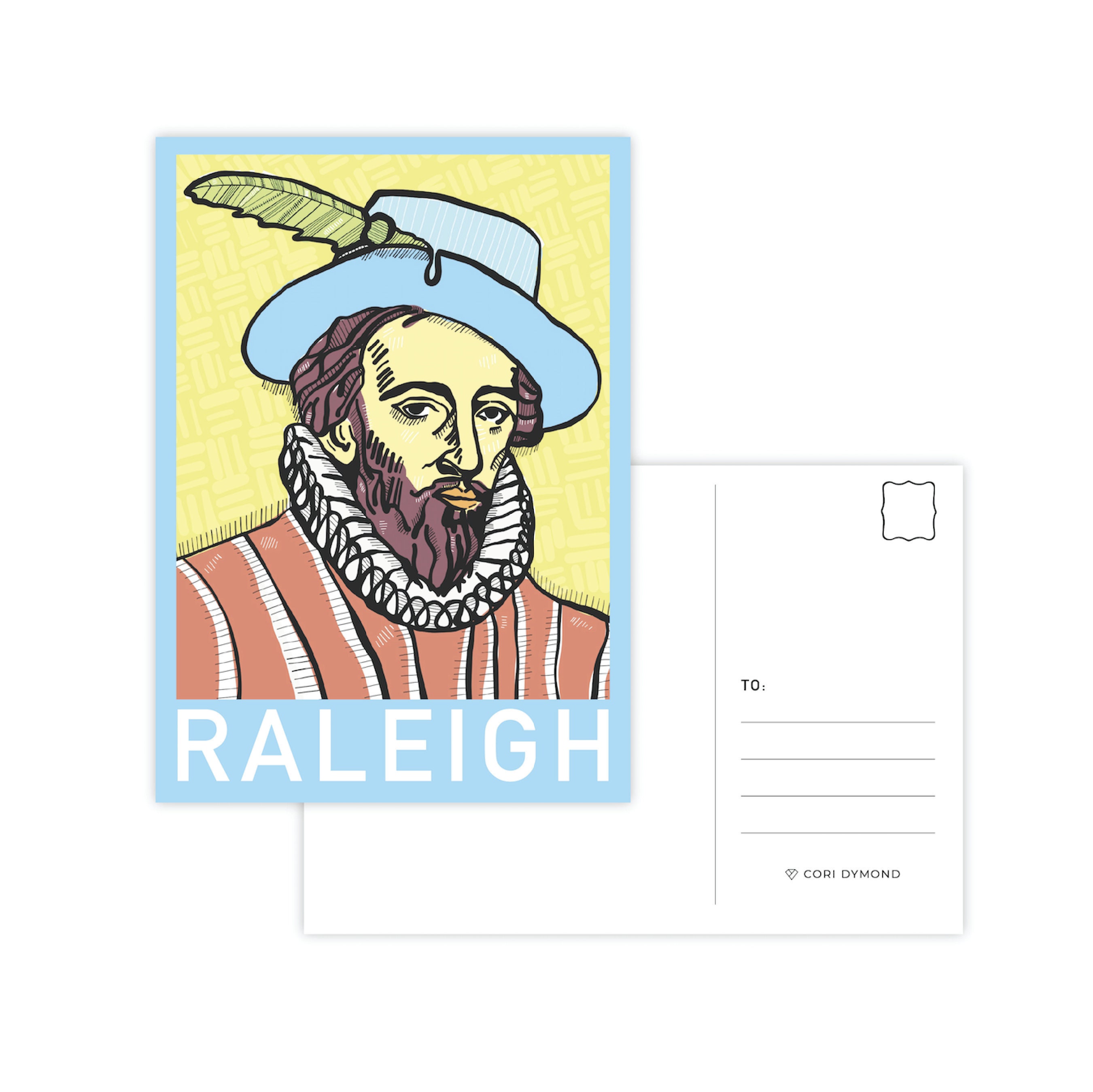 Sir Walter Raleigh Postcard Pack - Etsy