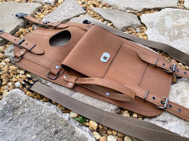 URAL Fuel Gas Tank Cover Genuine Leather 1 Pocket - Etsy