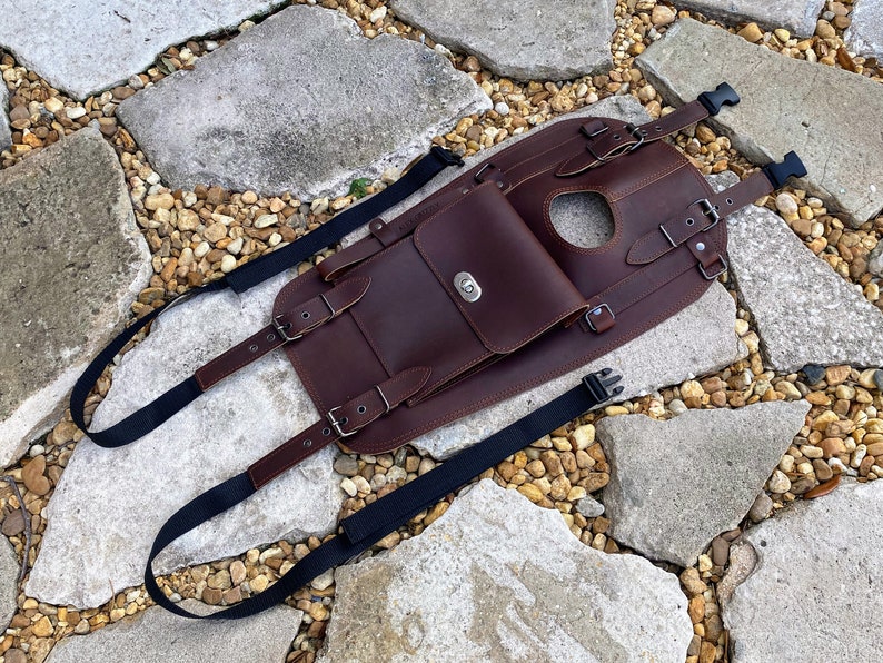 URAL Fuel Gas Tank Cover Genuine Leather 1 Pocket - Etsy