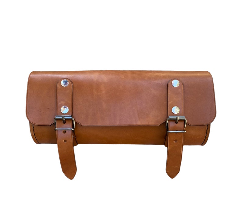 Motorcycle Leather Fork Bag Leather Handlebar Bag Motorcycle - Etsy