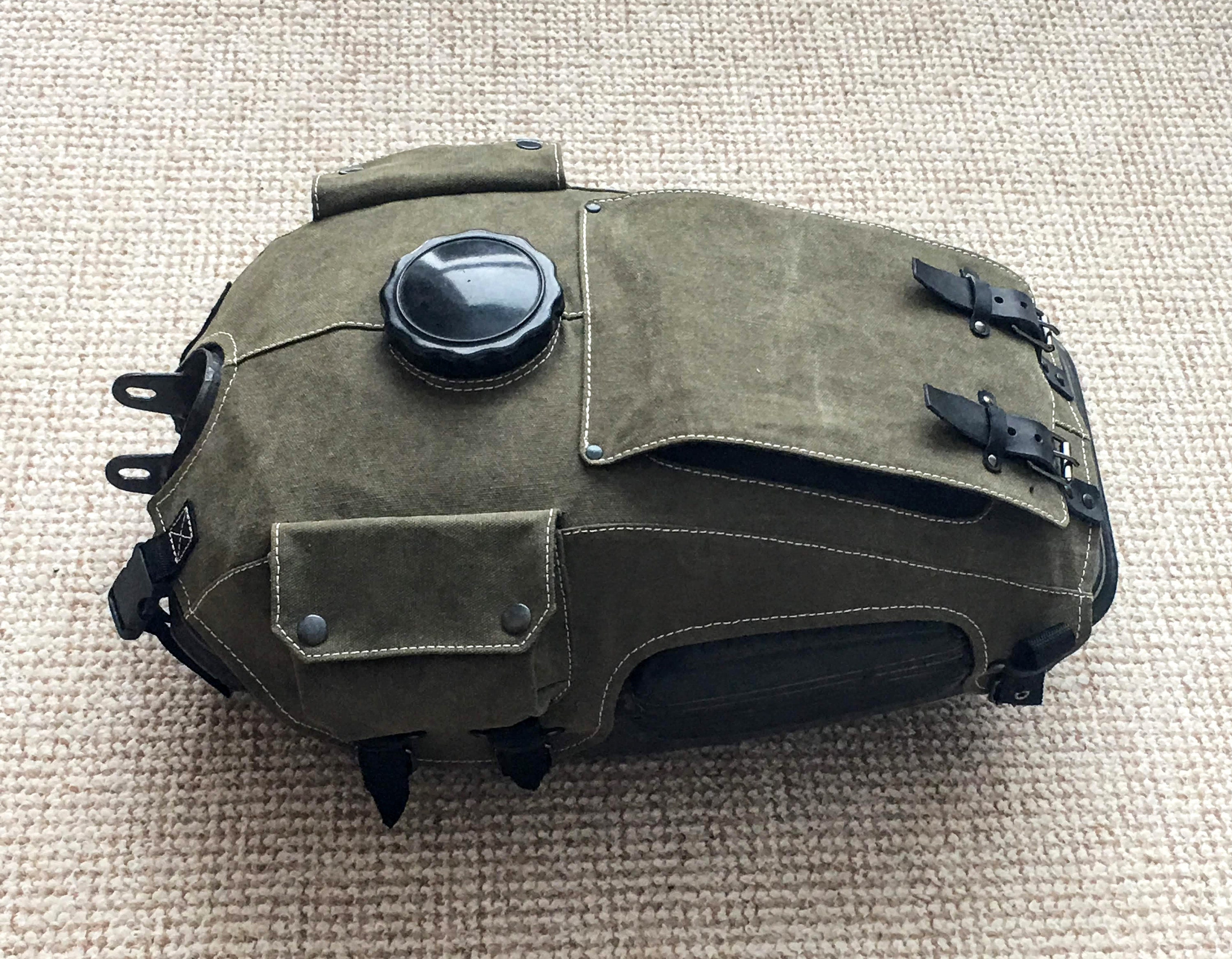 Fuel Gas Tank Cover for URAL With Toolbox 2 Pockets Waxed - Etsy