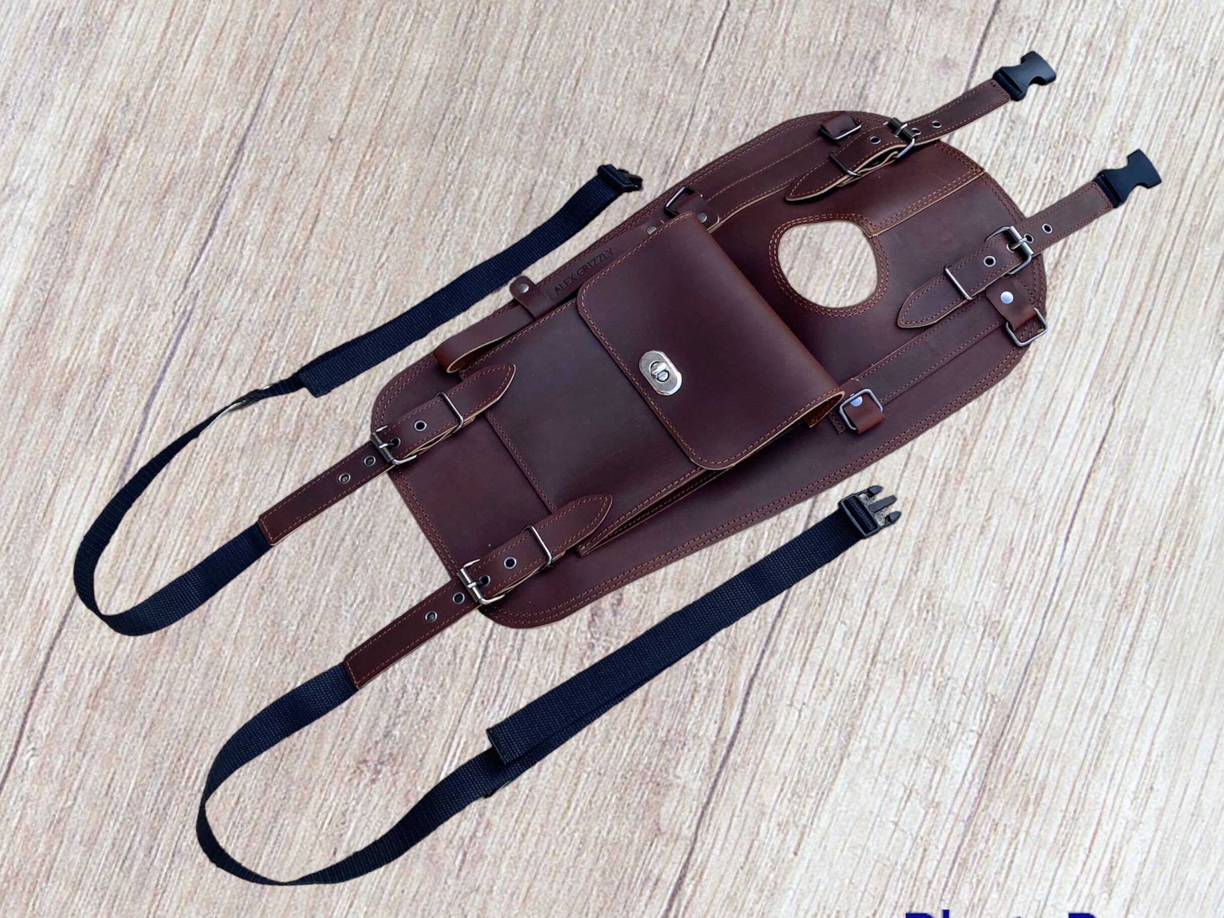 URAL Fuel Gas Tank Cover Genuine Leather 1 Pocket - Etsy