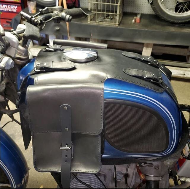 Motorcycle Leather Bags for Gas Tank BMW R50/5, R60/5, R75/5, R60/6 ...