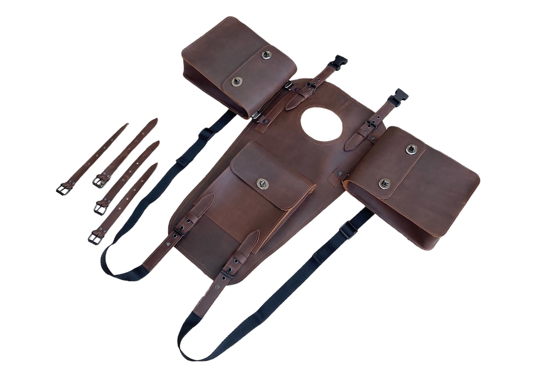 Fuel Gas Tank Cover for Indian Scout & Bobber, 1 Pocket, 2 Detachable ...