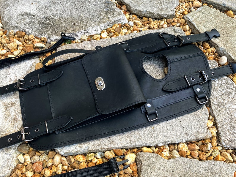 URAL Fuel Gas Tank Cover Genuine Leather 1 Pocket - Etsy