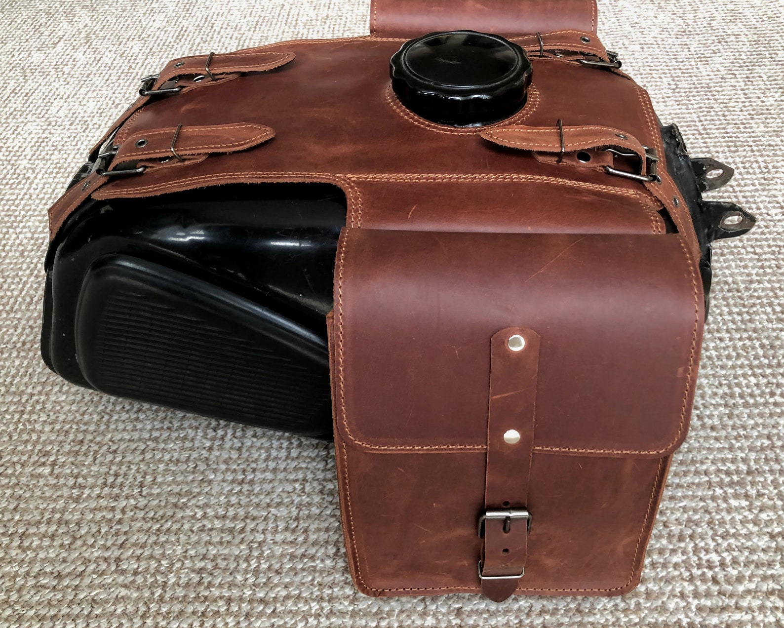 Motorcycle Leather Bags for Gas Tank BMW R50/5, R60/5, R75/5, R60/6 ...