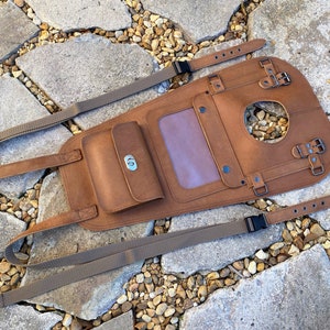 Fuel Gas Tank Cover for Indian Scout, 1 Pocket With Transparent Window ...