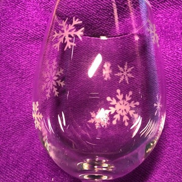 Etched Snowflakes - Etsy