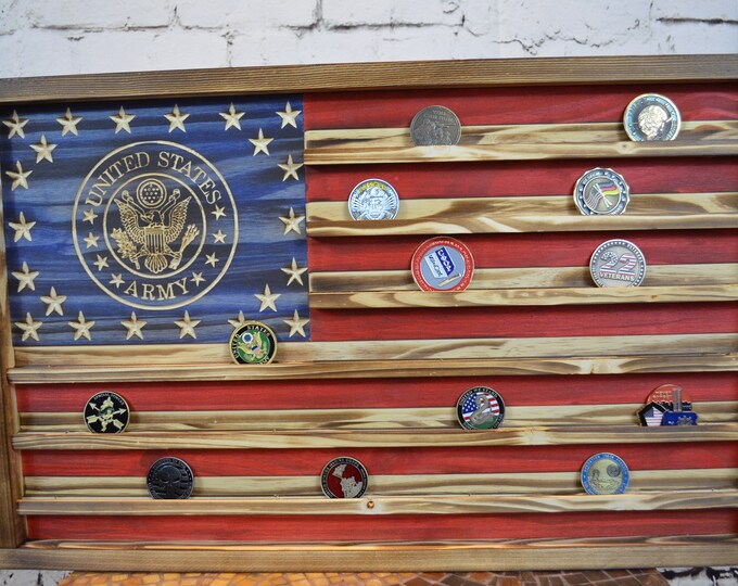 Army Challenge Coin Display - Etsy