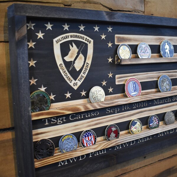 Dog Challenge Coin Display - Etsy