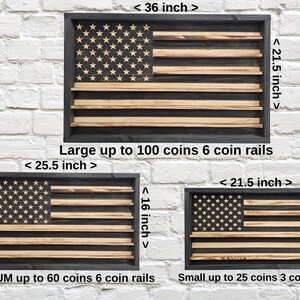 Air Force Defensor Fortis Coin Display Rack Holder - Rustic Air Force ...