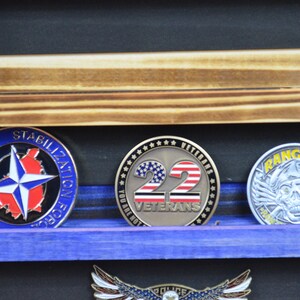 Air Force Defensor Fortis Coin Display Rack Holder - Rustic Air Force ...
