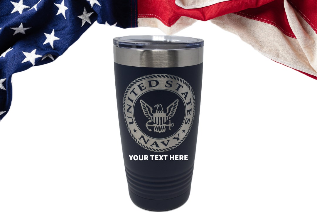 US Navy Tumbler, Custom Personalized Navy Tumbler, US Navy Cup, US Navy ...