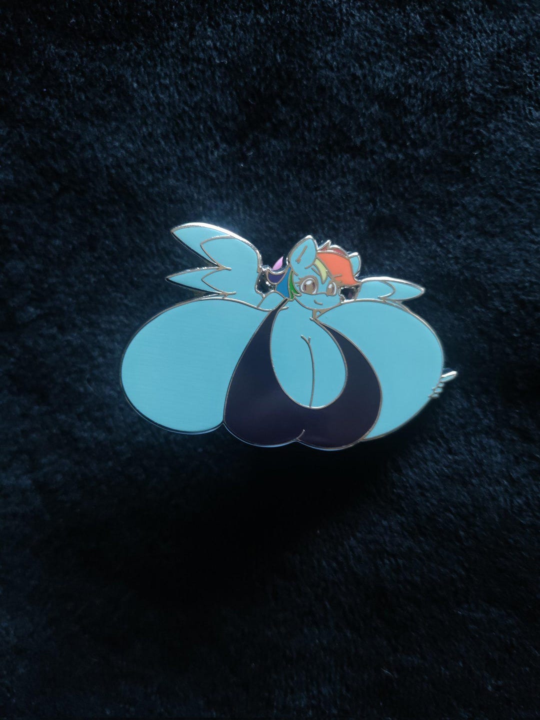 Cleavage Rainbow Dash Pin - Etsy
