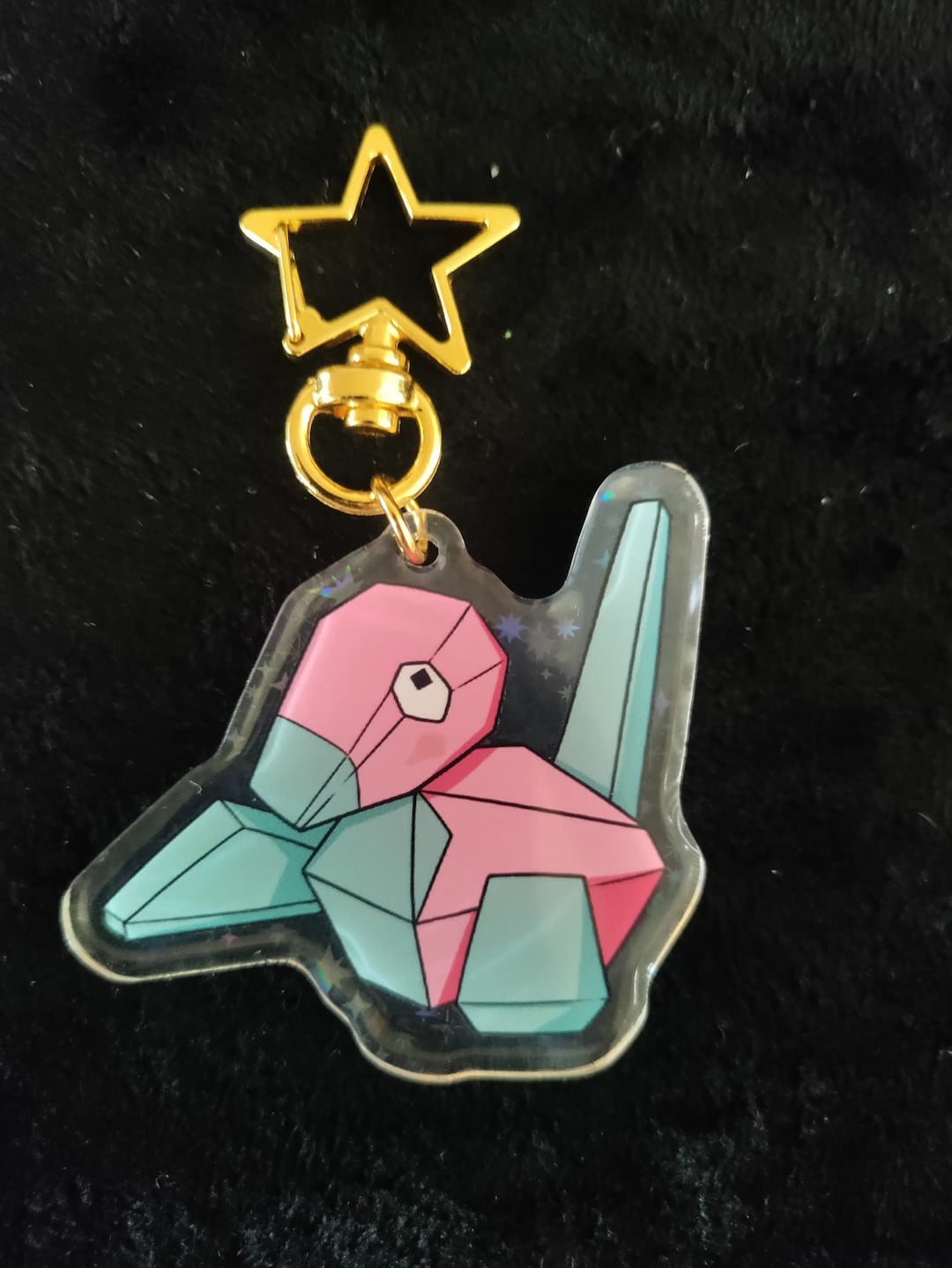 Porygon Keychain - Etsy