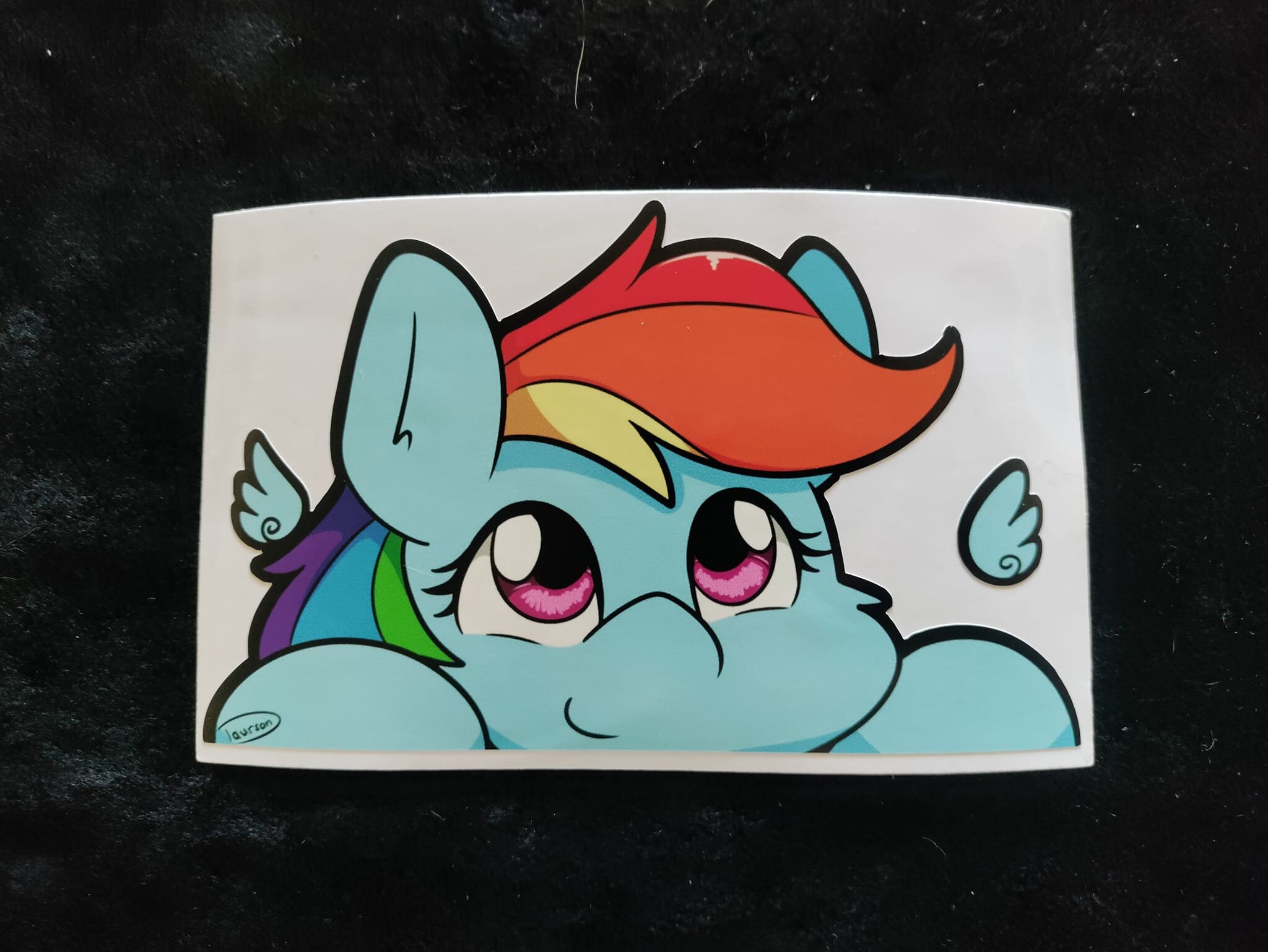 Rainbow Dash Bumper Sticker - Etsy