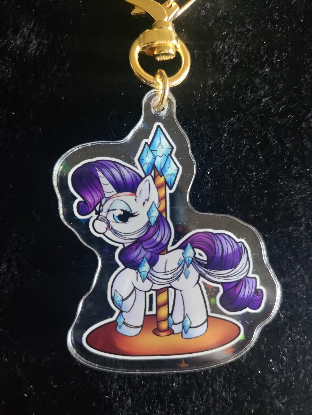 Rarity Carousel Keychain - Etsy