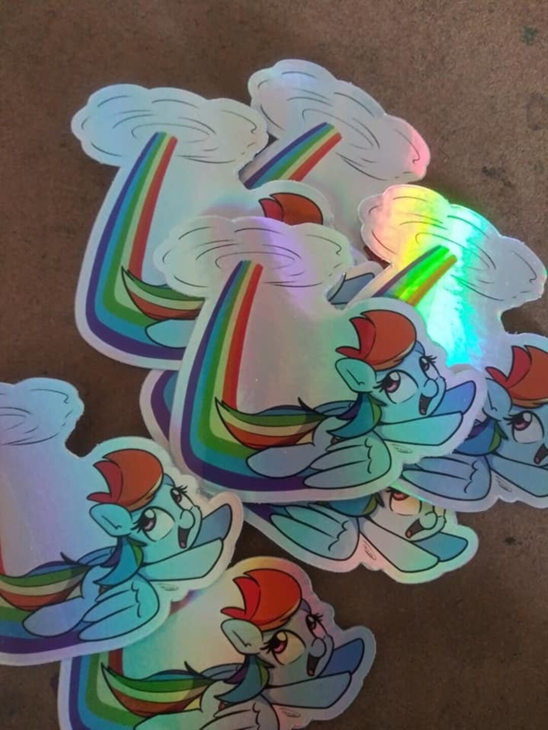Holographic Rainbow Dash Sticker - Etsy