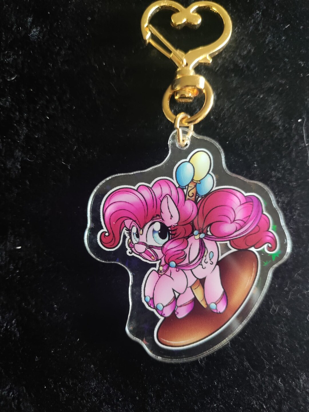 Pinkie Pie Carousel Keychain - Etsy