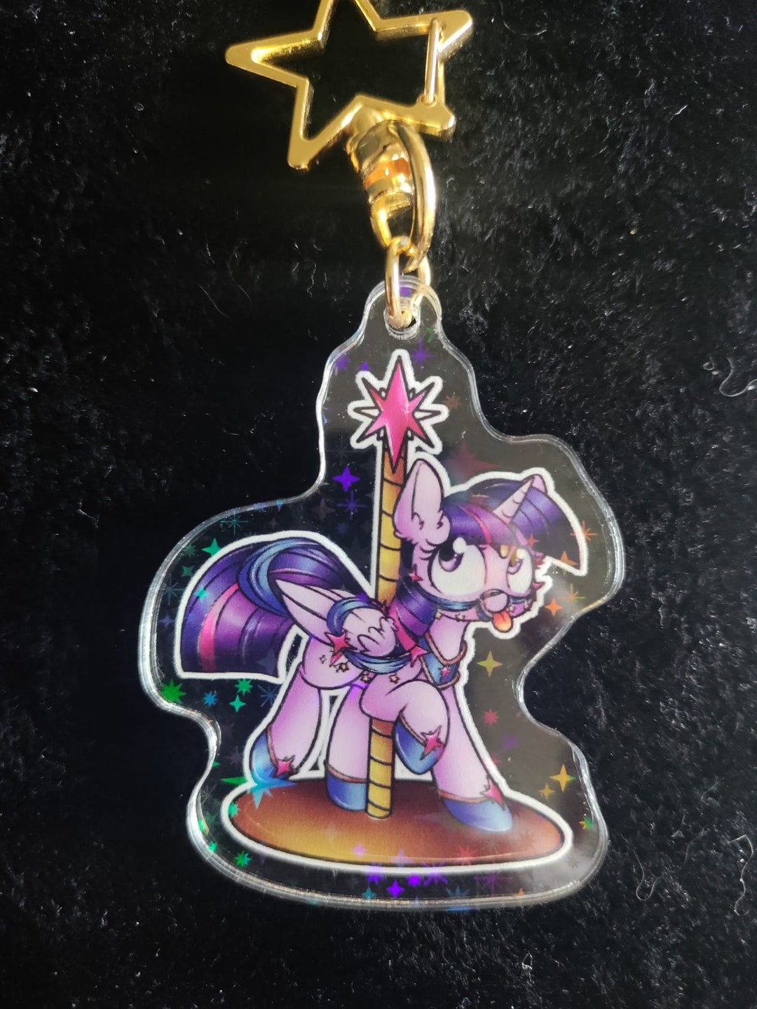 Twilight Sparkle Carousel Keychain - Etsy