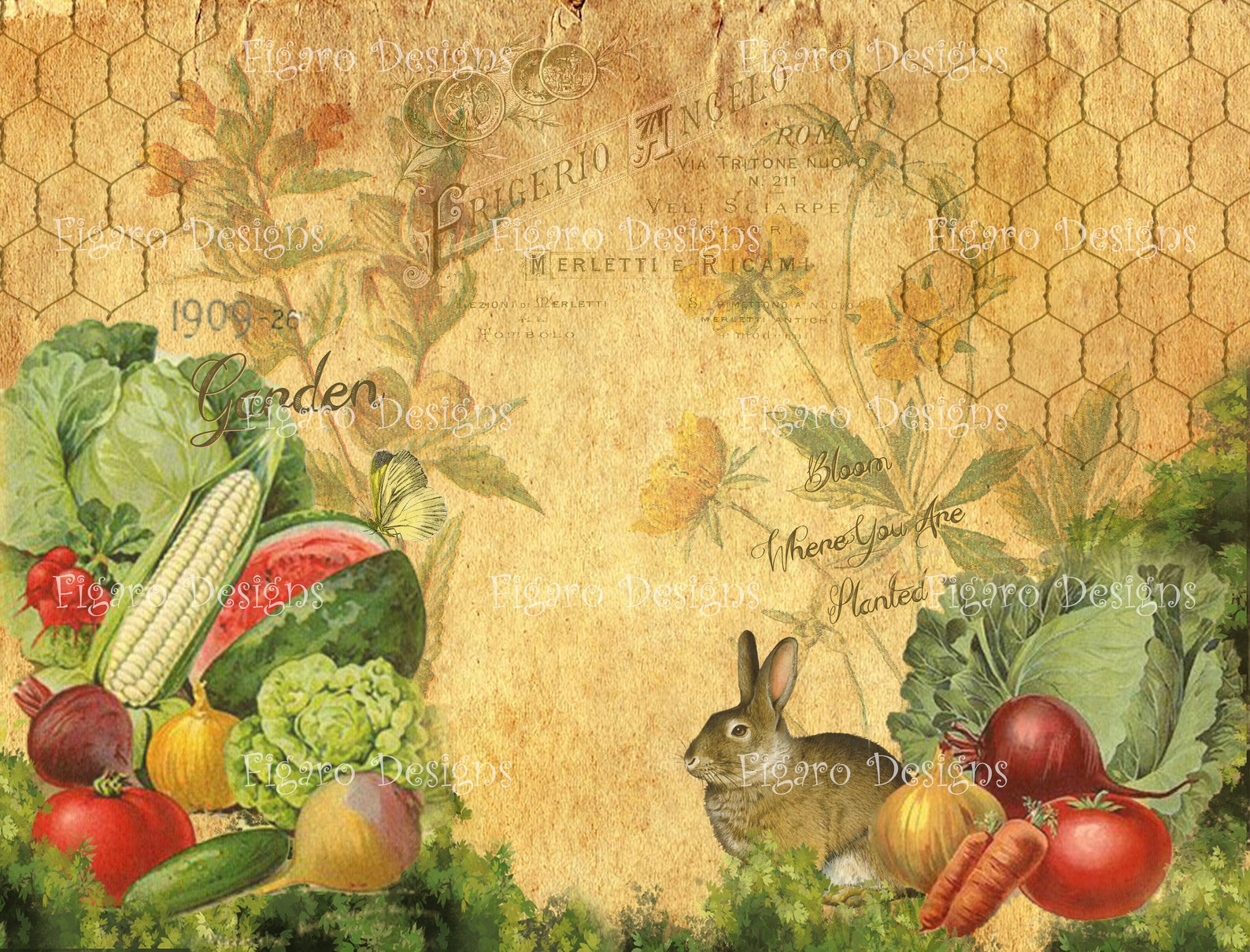 Vegetable Garden Junk Journal Digital Kit Printable Junk - Etsy