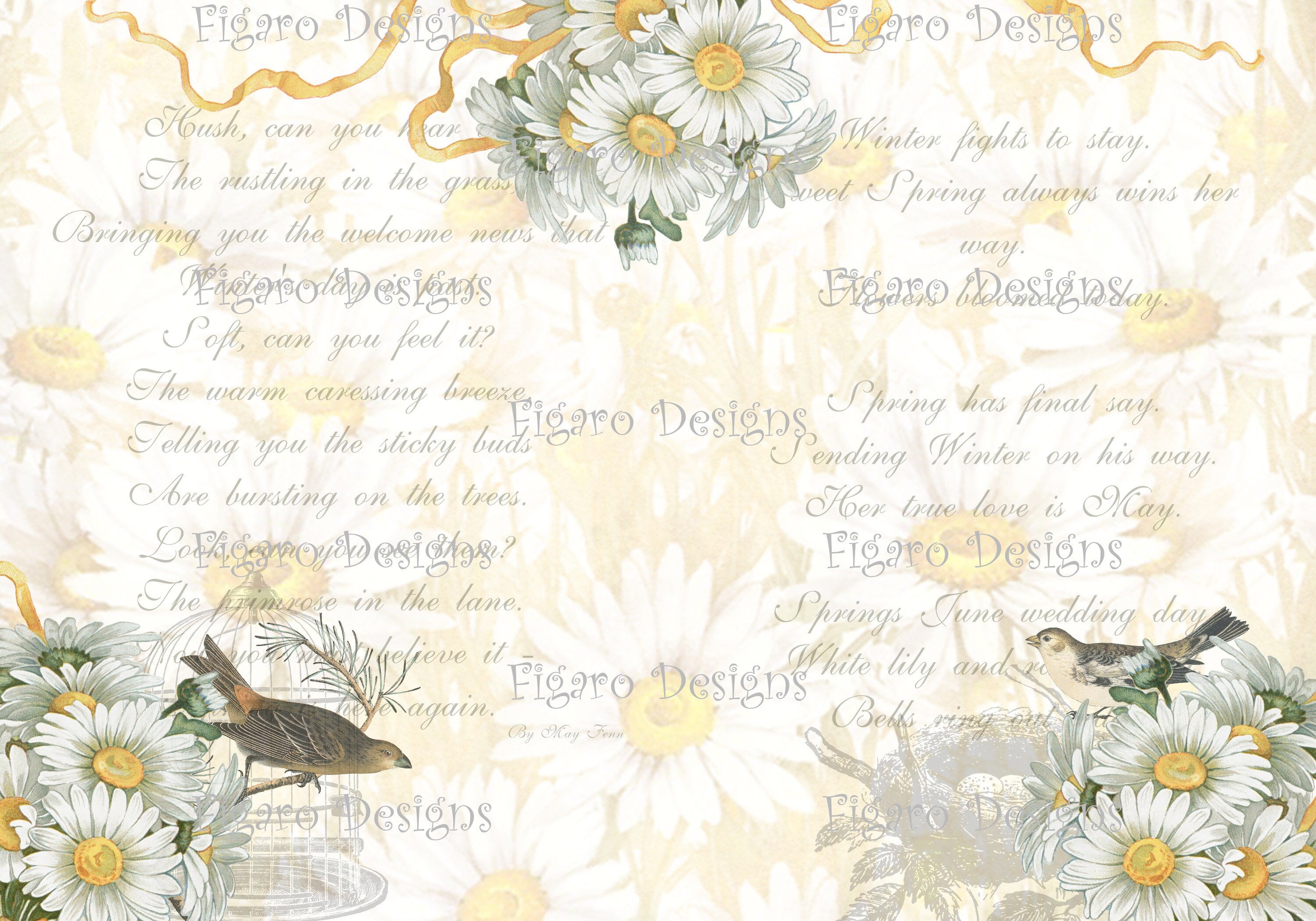 Spring Poetry Junk Journal Digital Kit, Printable Junk Journal Kit ...