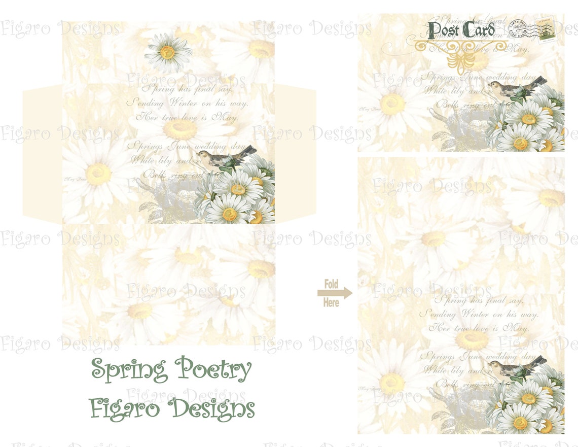 Spring Poetry Junk Journal Digital Kit Printable Junk Journal - Etsy