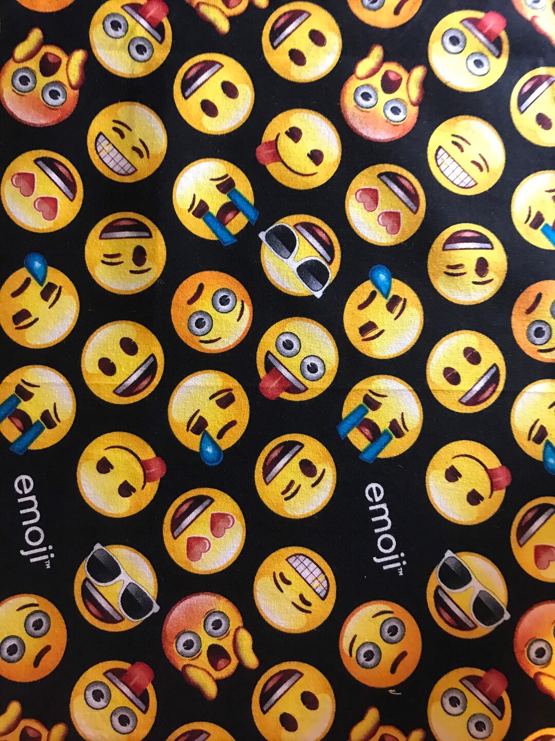 Emoji Fabric - Etsy