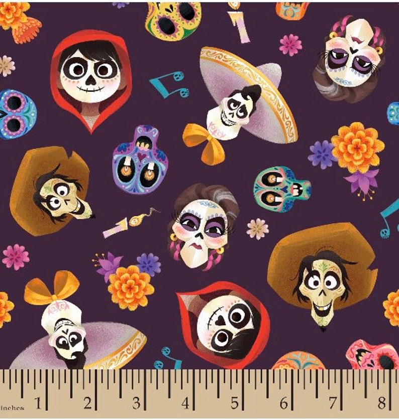 Disney Pixar Coco Fabric - Etsy