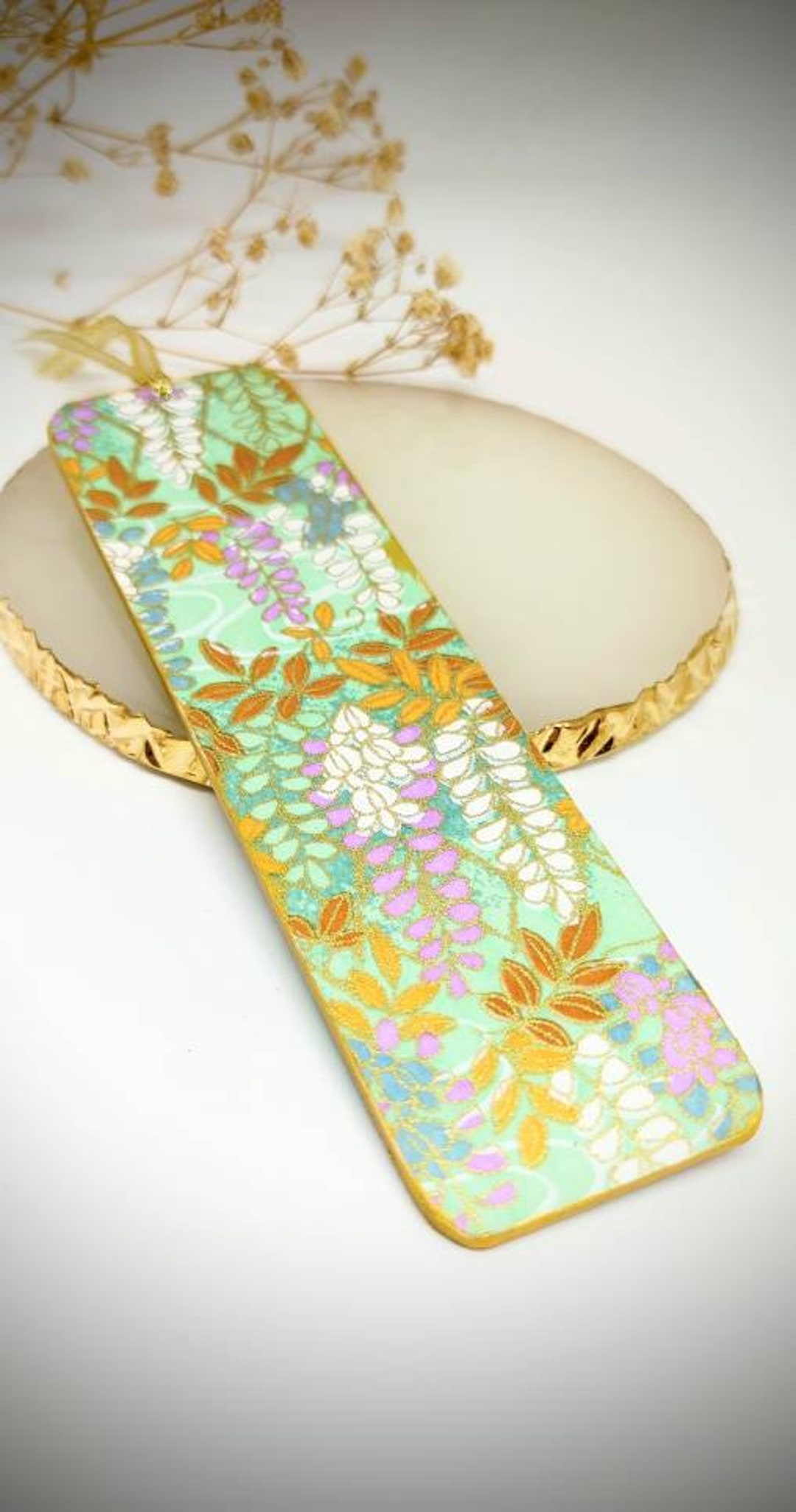 Japanese Wooden Bookmark, Kawaii Cute Bookmark , Aesthetic Bookmark ...