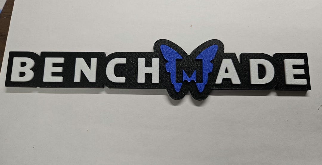 Benchmade 3d Printed Logo Large - Etsy