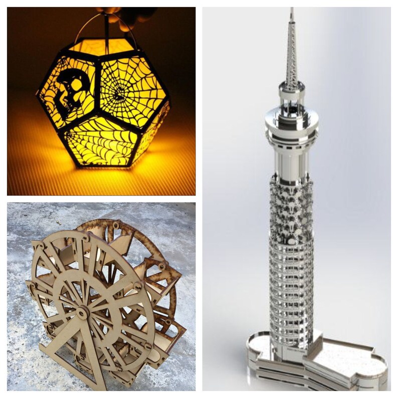 55.000 2D 3D Puzzle CNC Plasma Laser Cut Vector Router Plans | Etsy