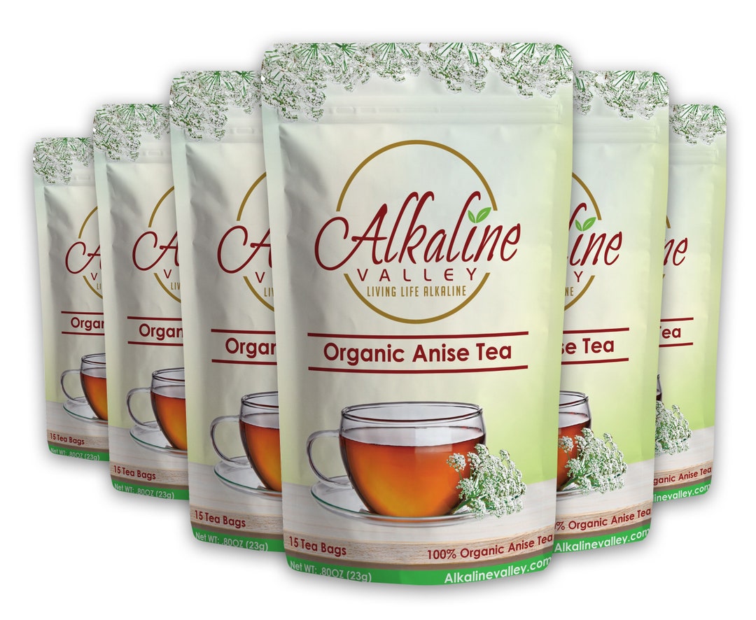 Anise Tea Organic - 15 Unbleached/chemical-free Anise Tea Bags - (pack ...