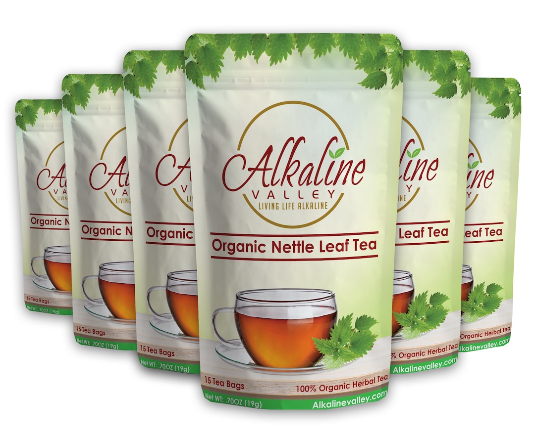 Té de hoja de ortiga orgánico, Ortiga Verde 15 bolsas de té de ortiga ...