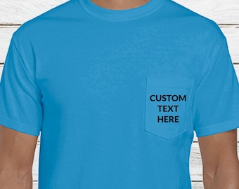 Pocket T Shirt - Etsy