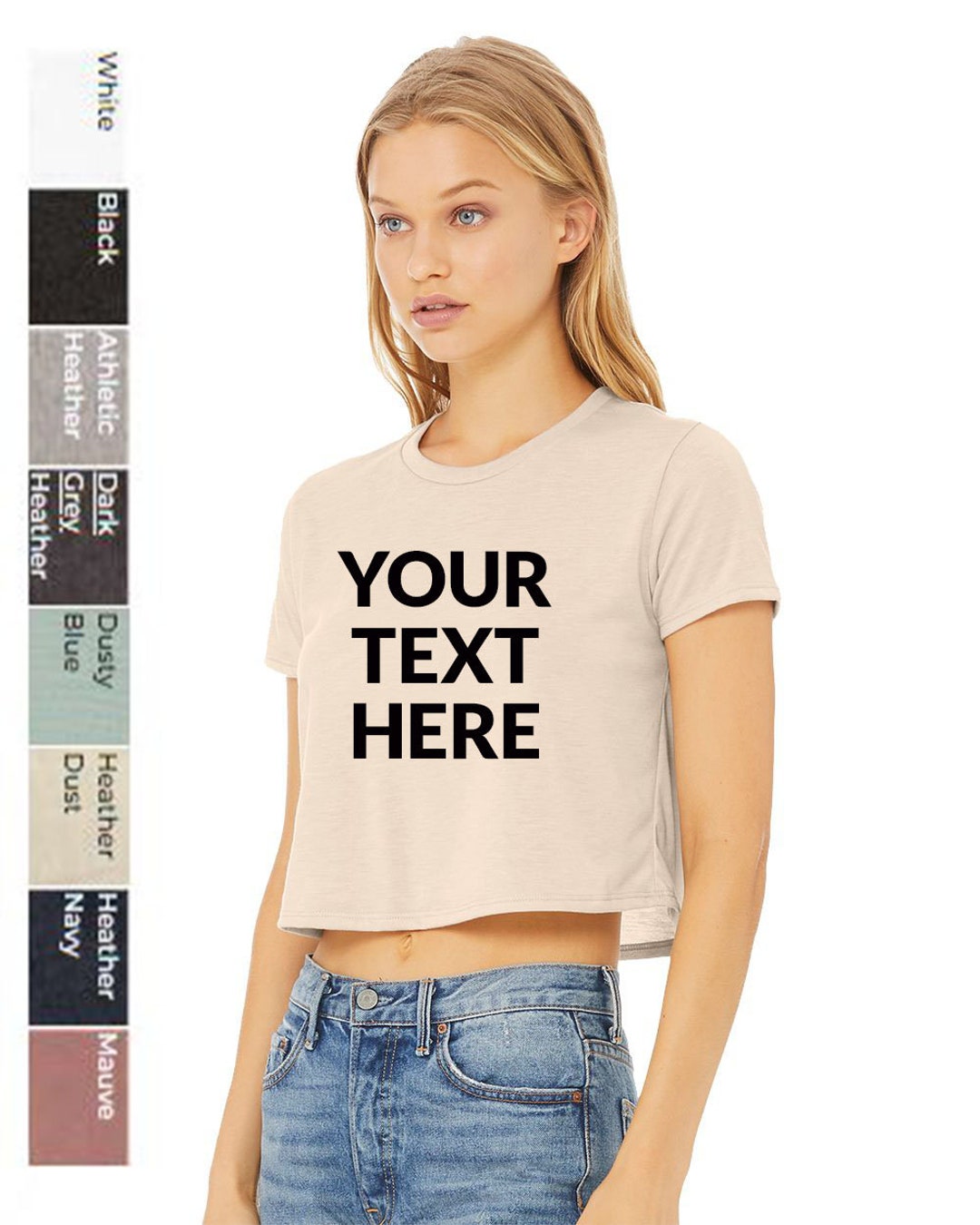 Add Your Own Text, Logo, Personalized Custom Ladies' Loose Style ...